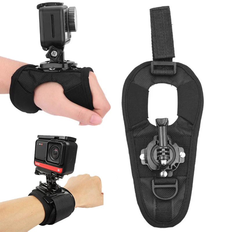 SZKOSTON Wrist Strap & Palm Mount – 360° Ankle, Cycling Holder for GoP